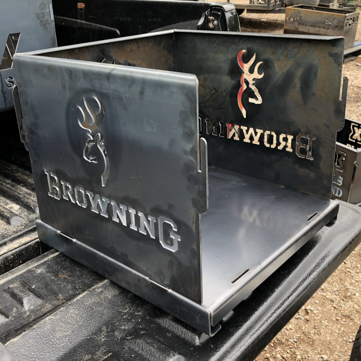 Custom Cube Collapsible Fire Pit